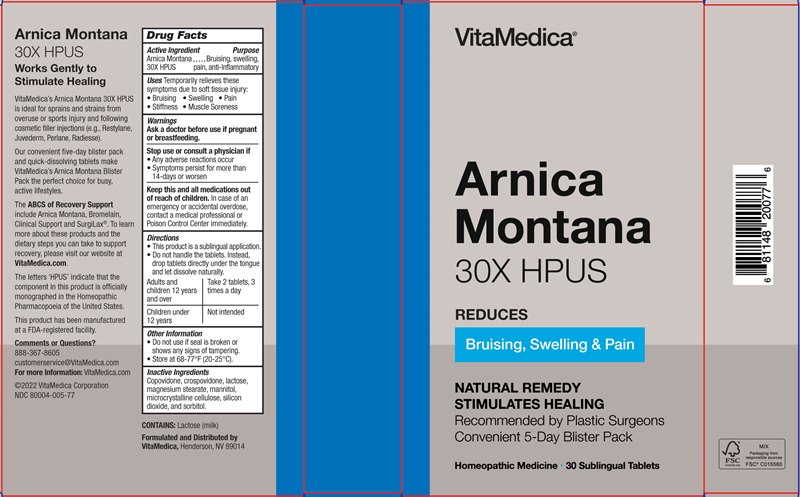 NDC 80004-005-67 Arnica Montana 30x Hpus Tablet Oral